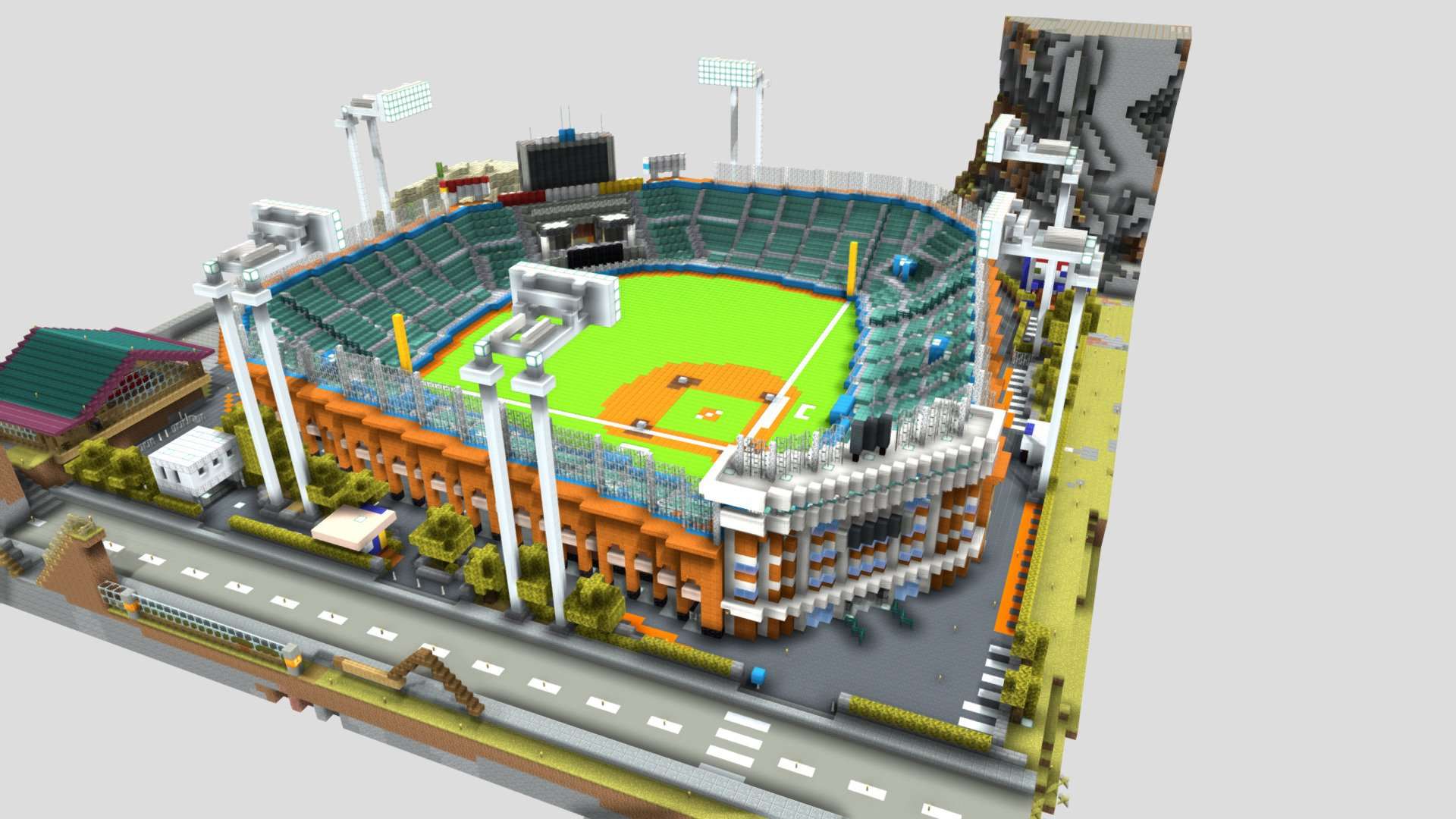 Minecraft Stadium - deep3dsea