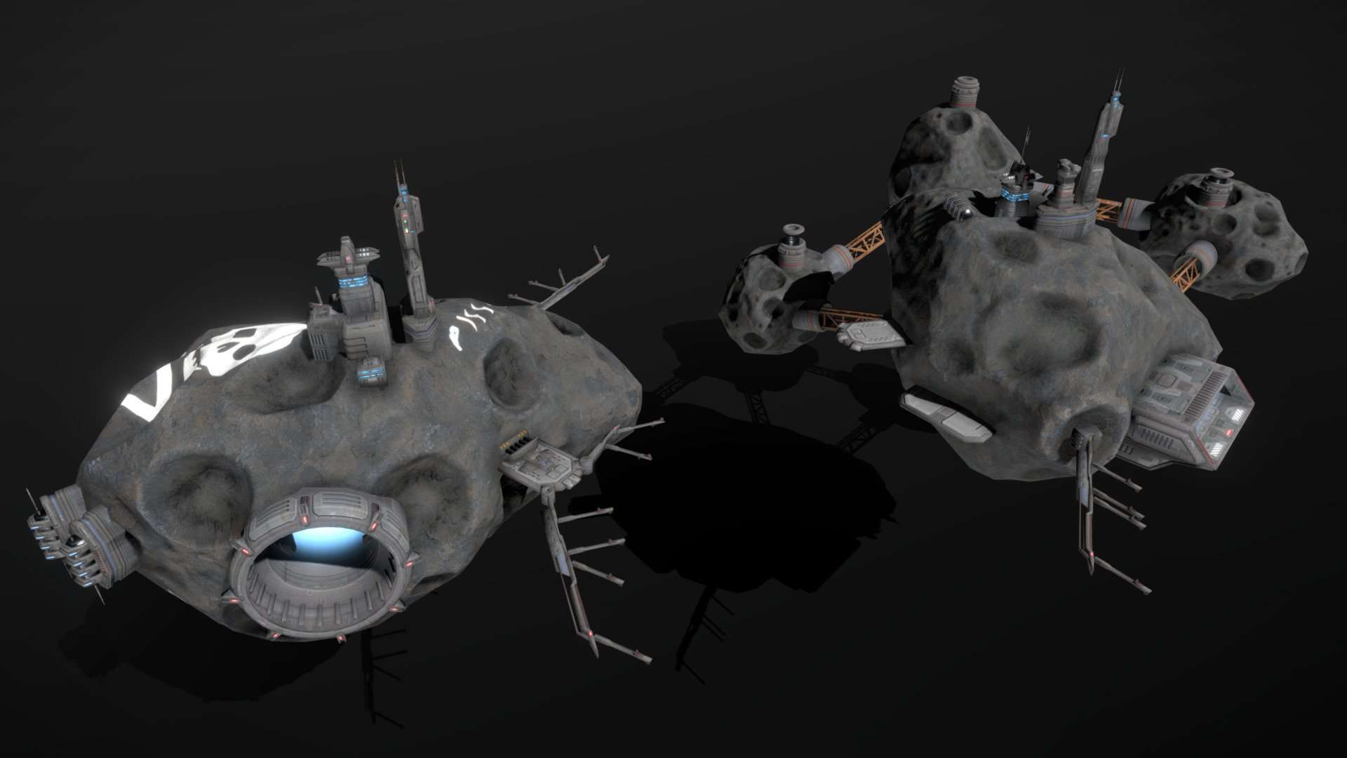 Modular Asteroid Space Station - deep3dsea