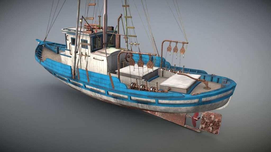 Download Monterey Clipper Fishing Boat 3D Model | Deep3DSea