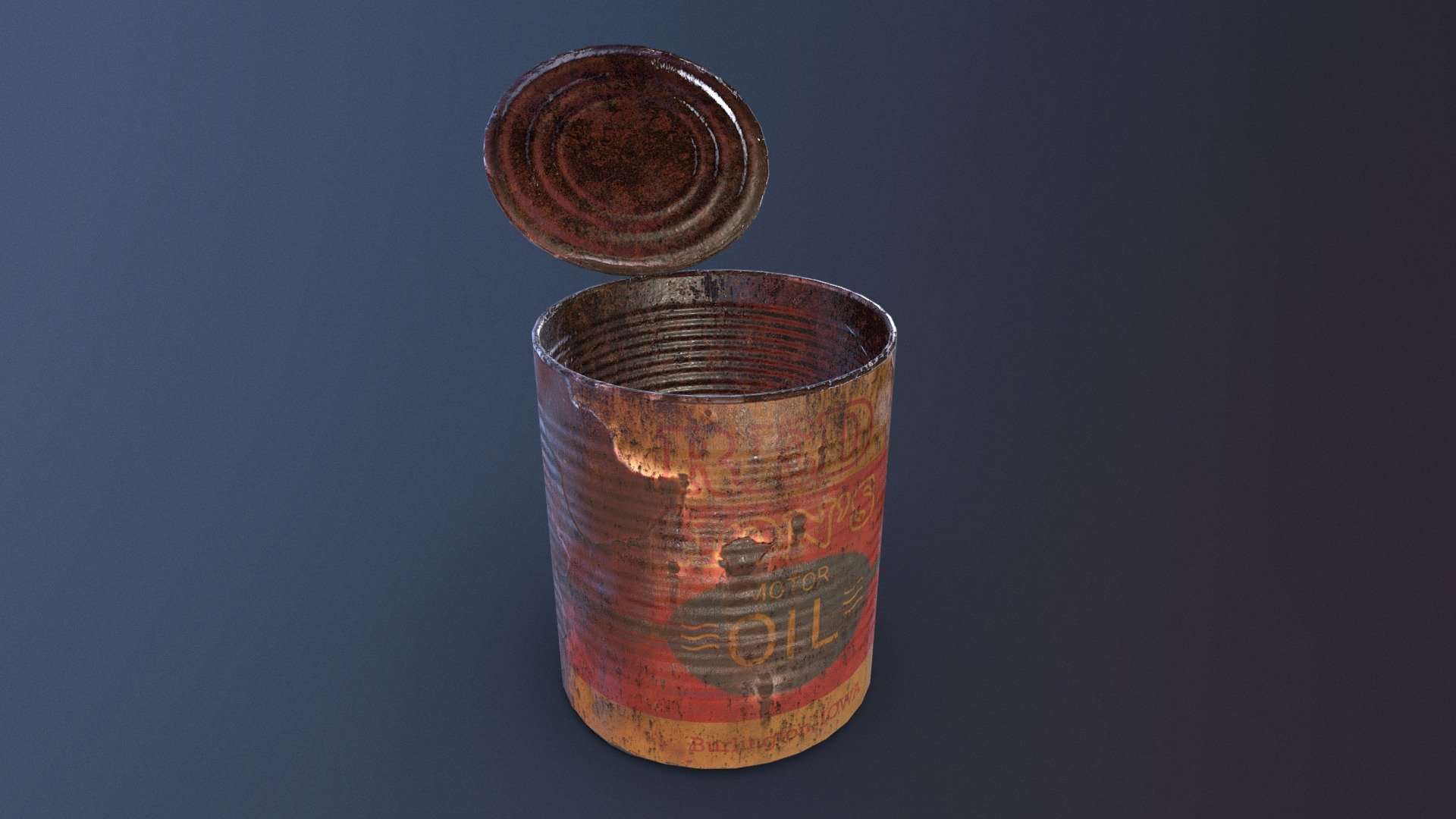 Download Old oil can 3D Model | deep3dsea