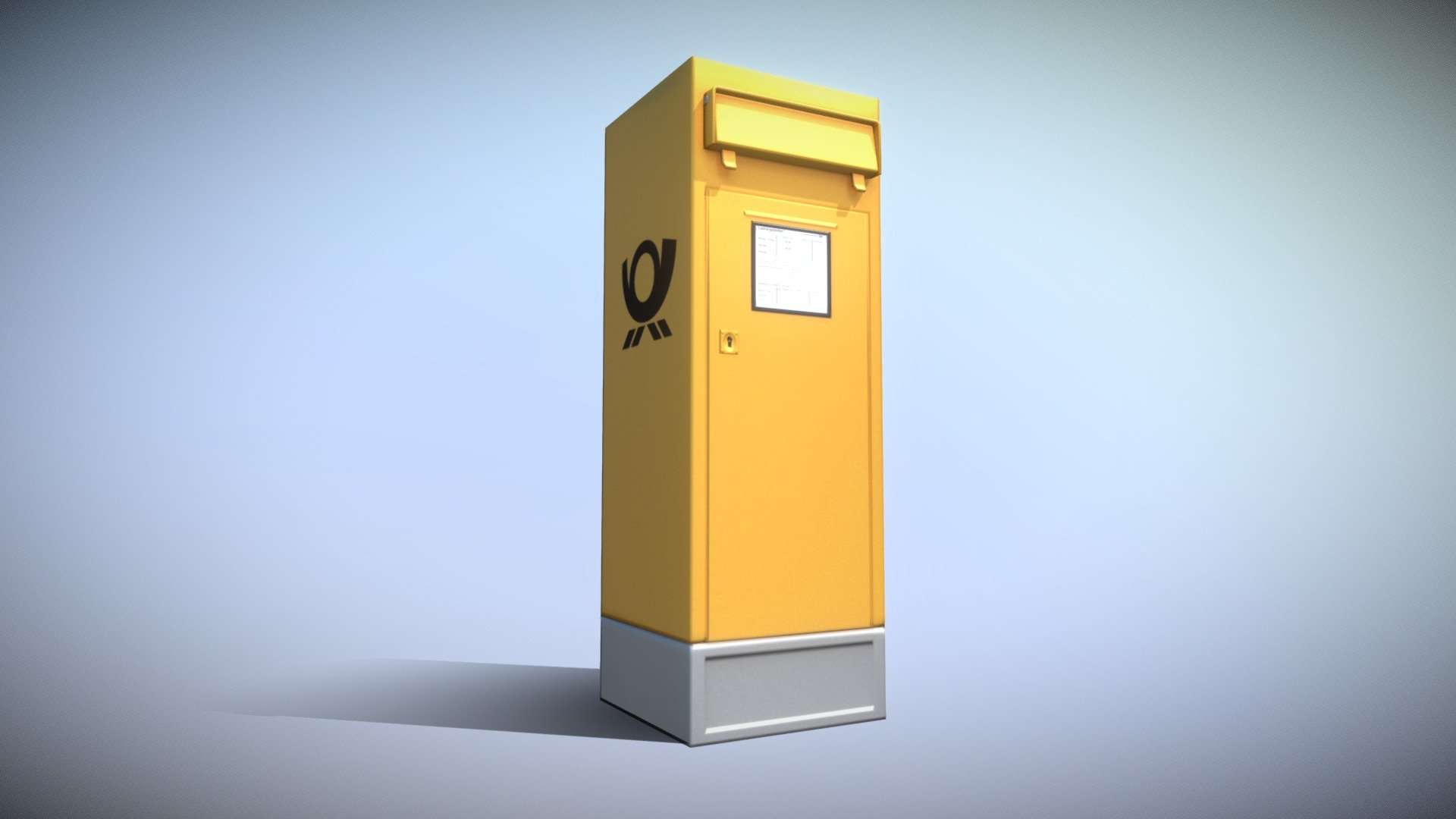 Public Mailbox 2 (Low-Poly Version) - deep3dsea