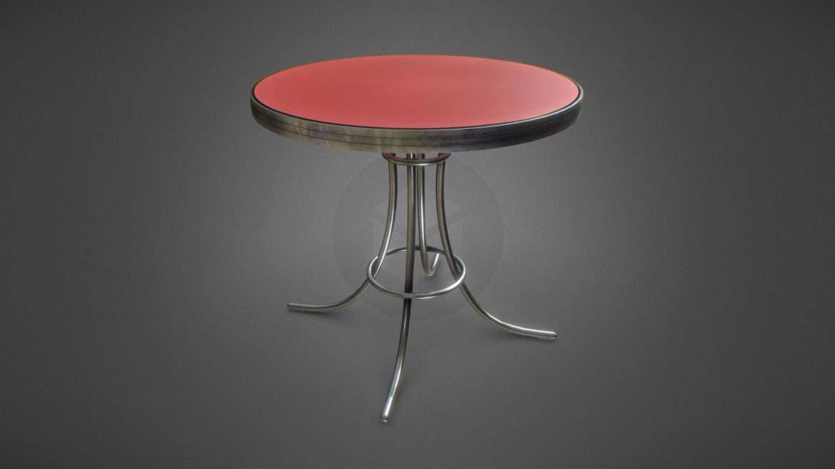 Round Retro Table - deep3dsea