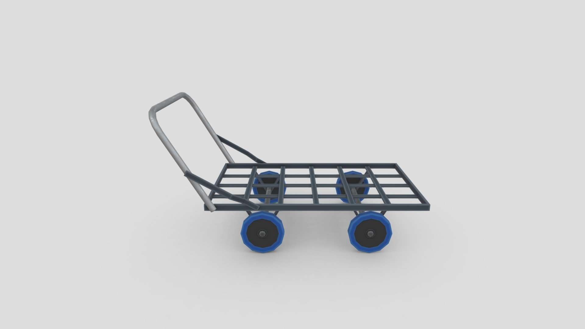 Stylized Low Poly Trolley - deep3dsea