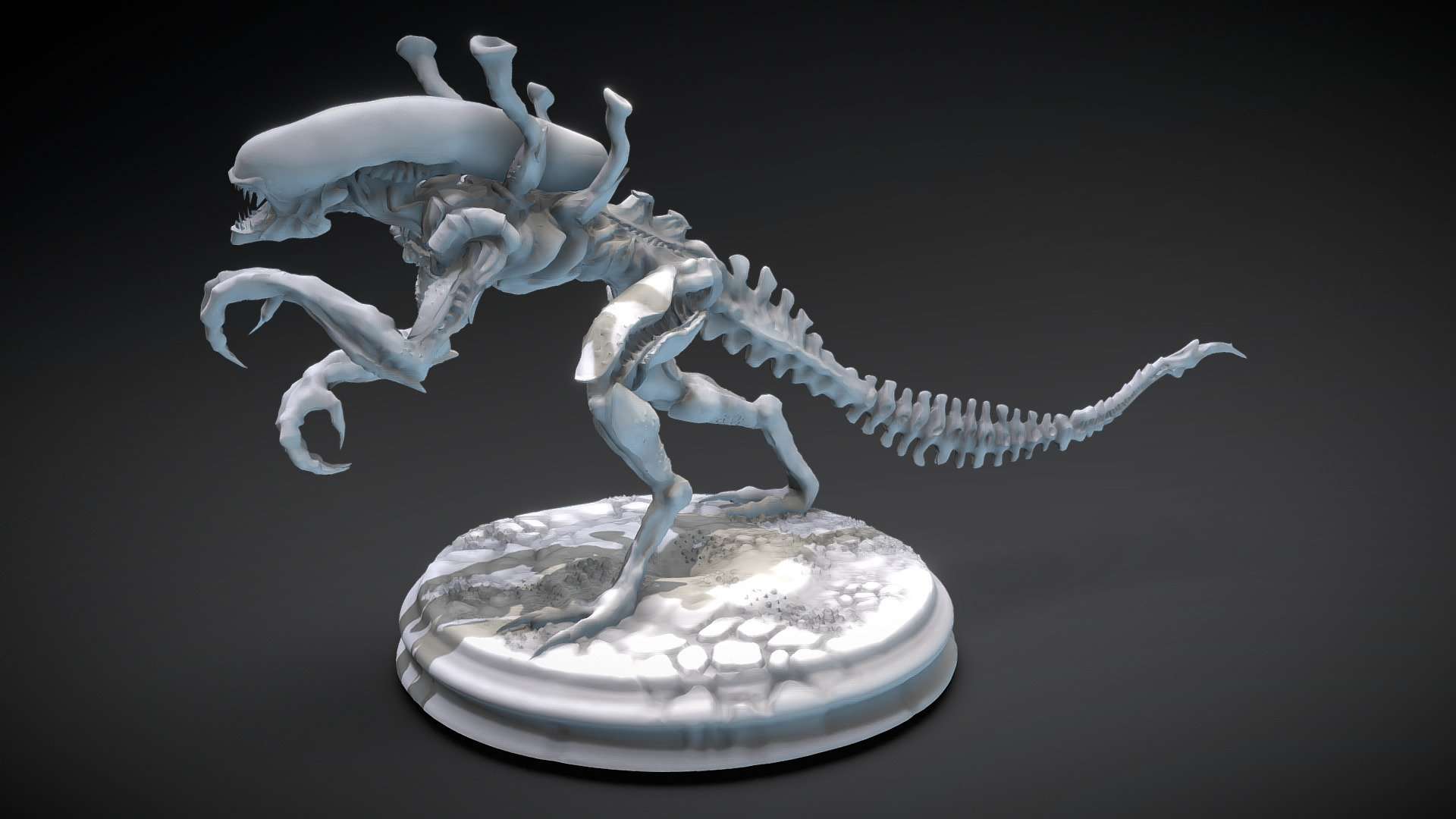 Alien Statue - deep3dsea