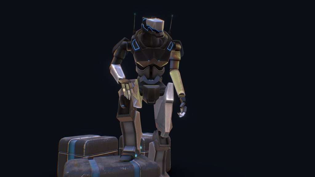 Big robot character - deep3dsea