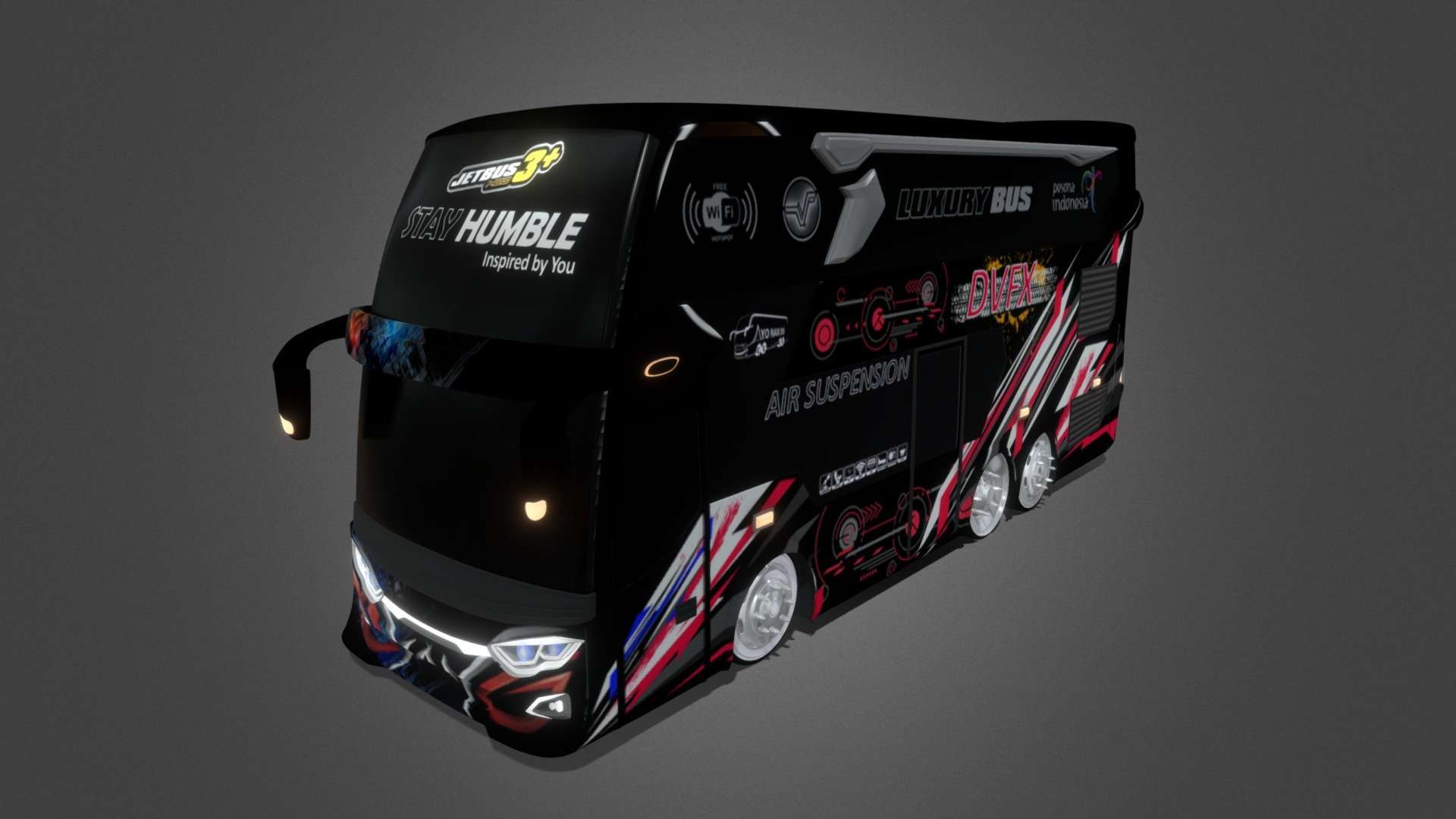 Chibi Indonesia Bus - DVFX - deep3dsea