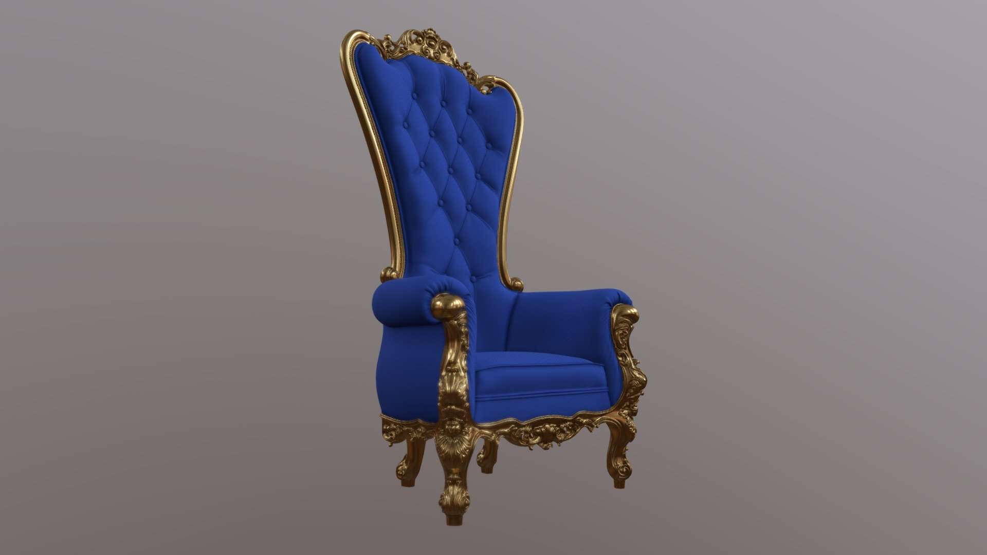 Download King Chair 3D Model | Deep3DSea