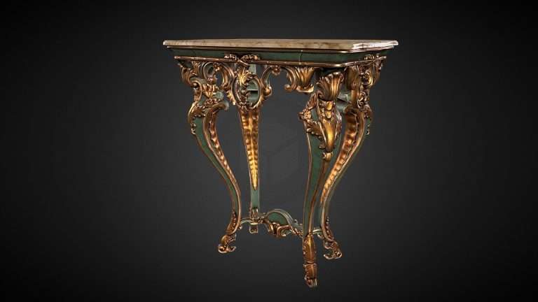 Rococo Table - deep3dsea