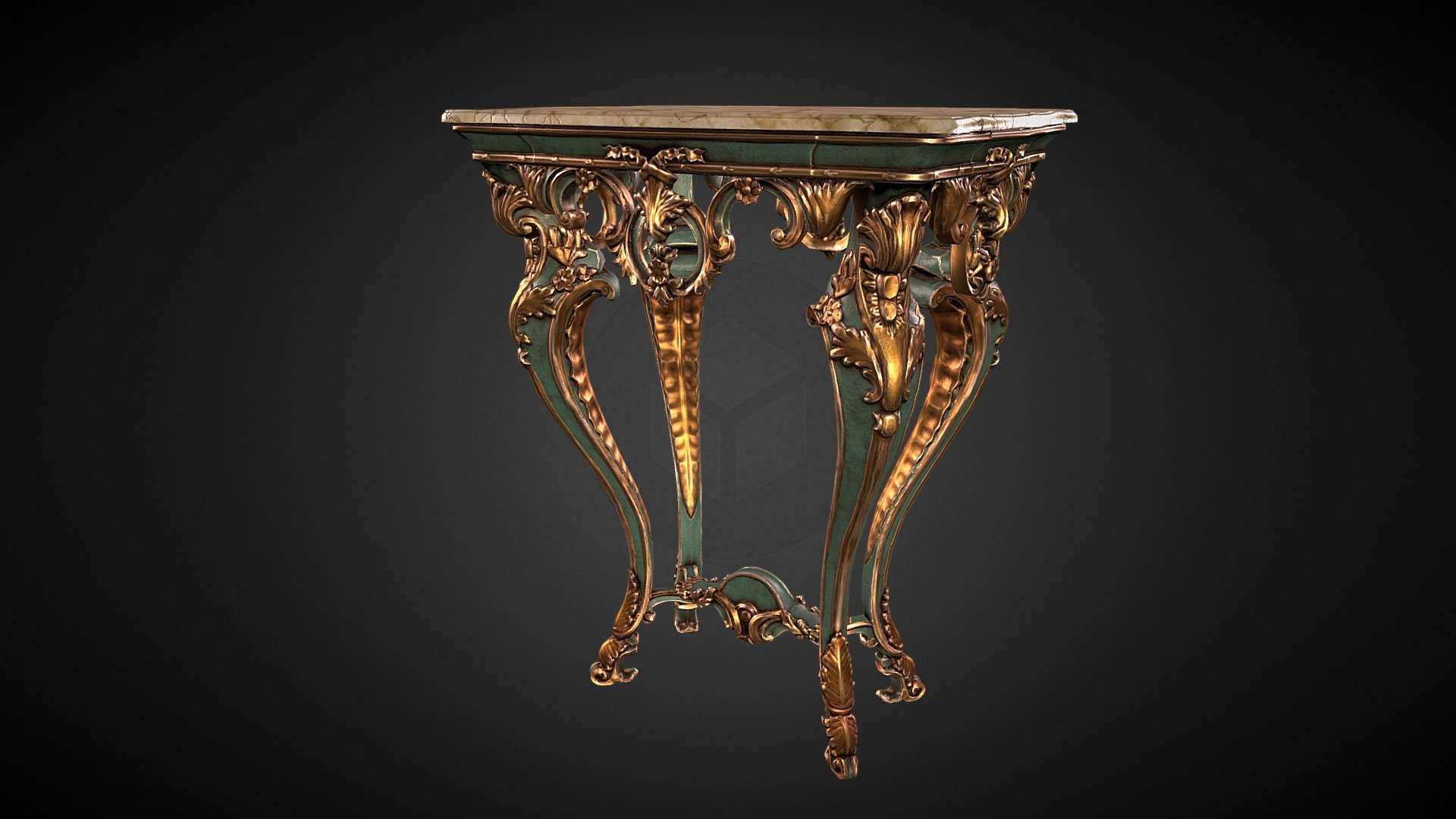 Rococo Table - deep3dsea