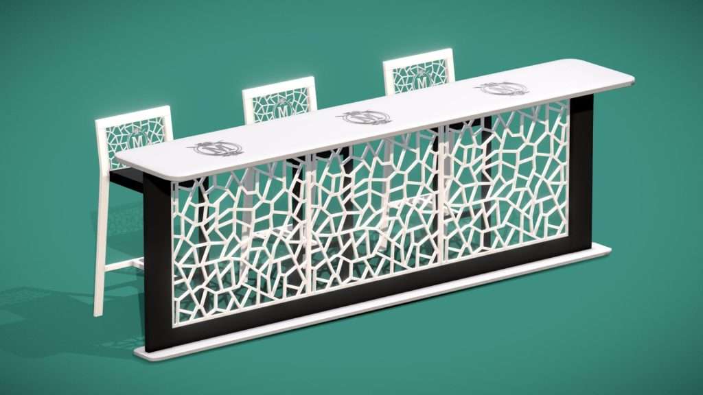 Download TABLE CHAIR STOOL BAR FURNITURE INTERIOR HOME 3D Model | deep3dsea