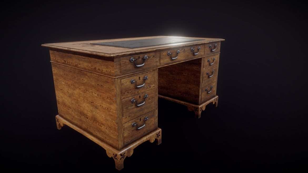 Wooden Table - deep3dsea