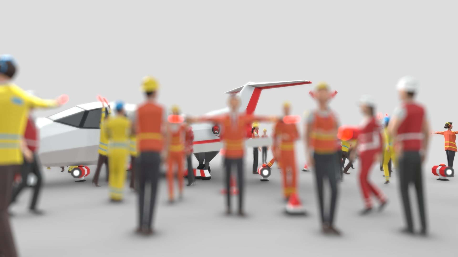 Airport Ground Crew - deep3dsea