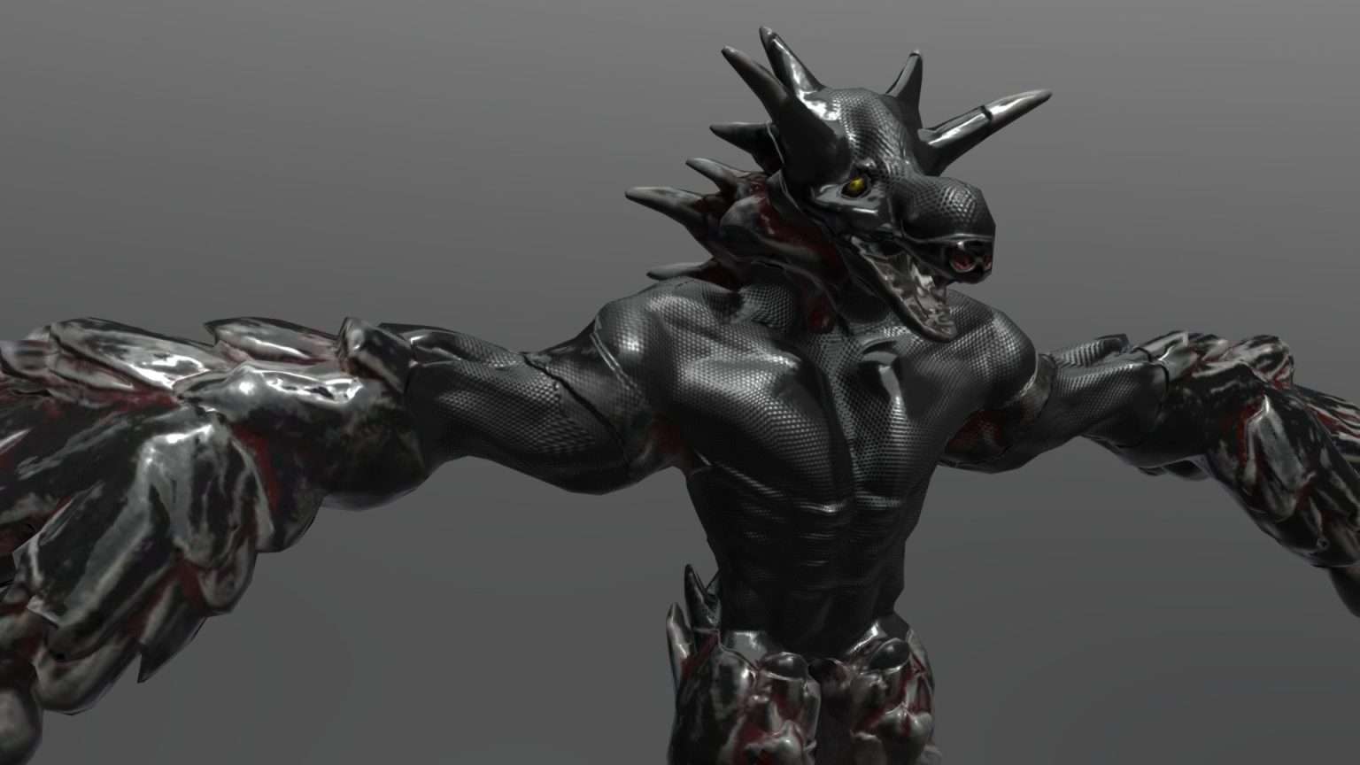 Creature Dragonman - deep3dsea