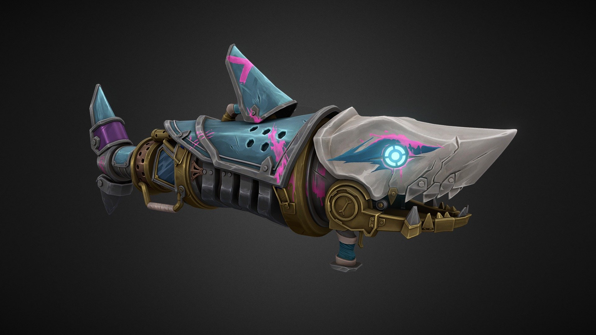 ARCANE - Jinx's Fishbones (Fan Art) - deep3dsea