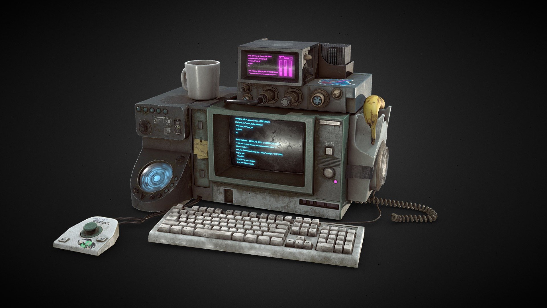 Cyberpunk Hacking Device [GAP Final Assignment] - deep3dsea