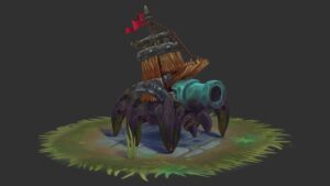 Hand Paint Cannon - deep3dsea