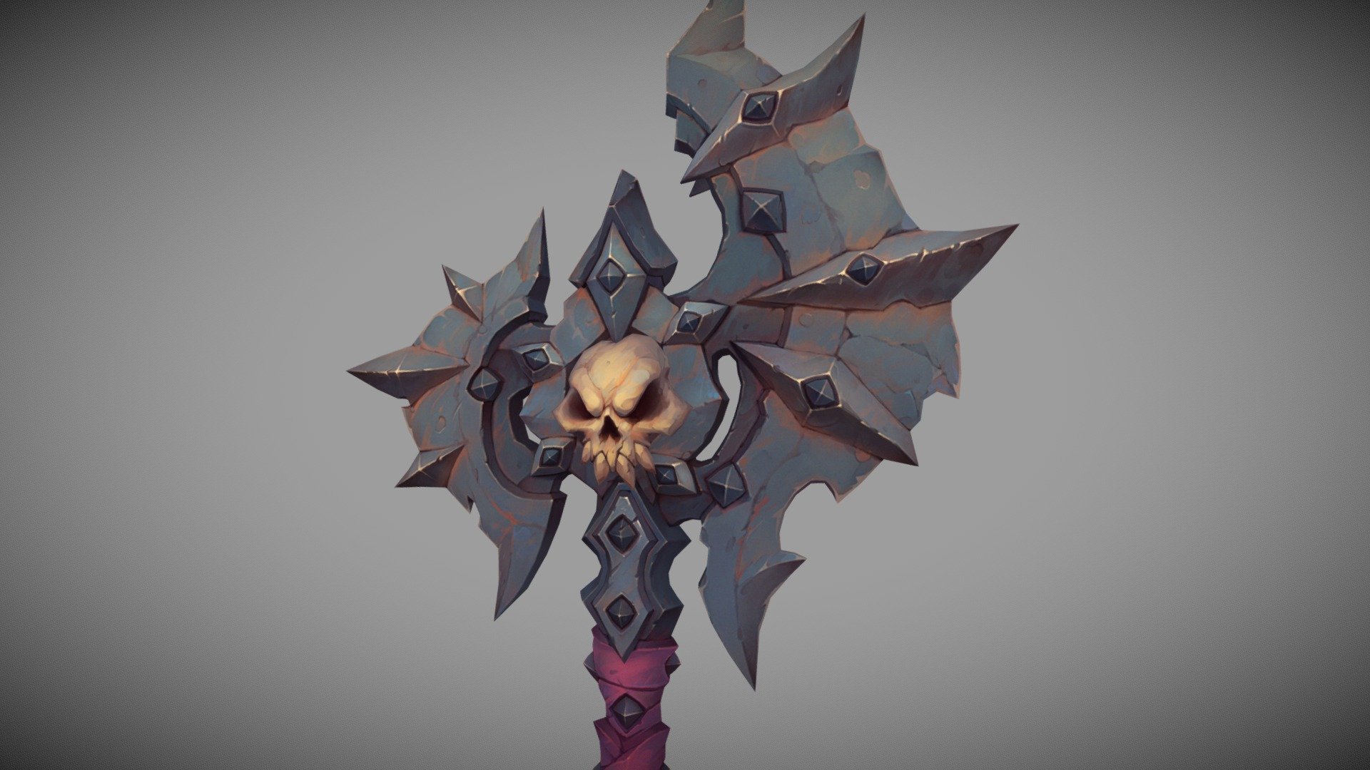 HandPainted Axe - deep3dsea