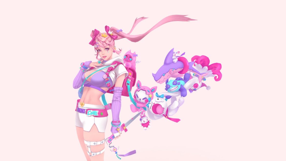 Download Harajuku cute fashion girl character model 3D Model | deep3dsea