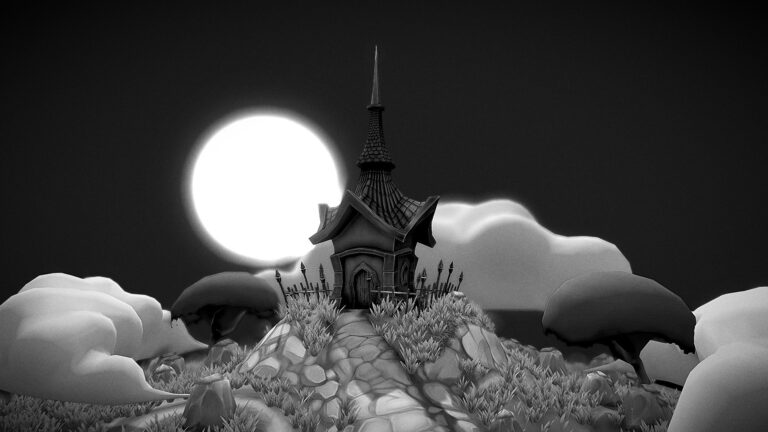 Lonely Crypt - Stylized Diorama - deep3dsea