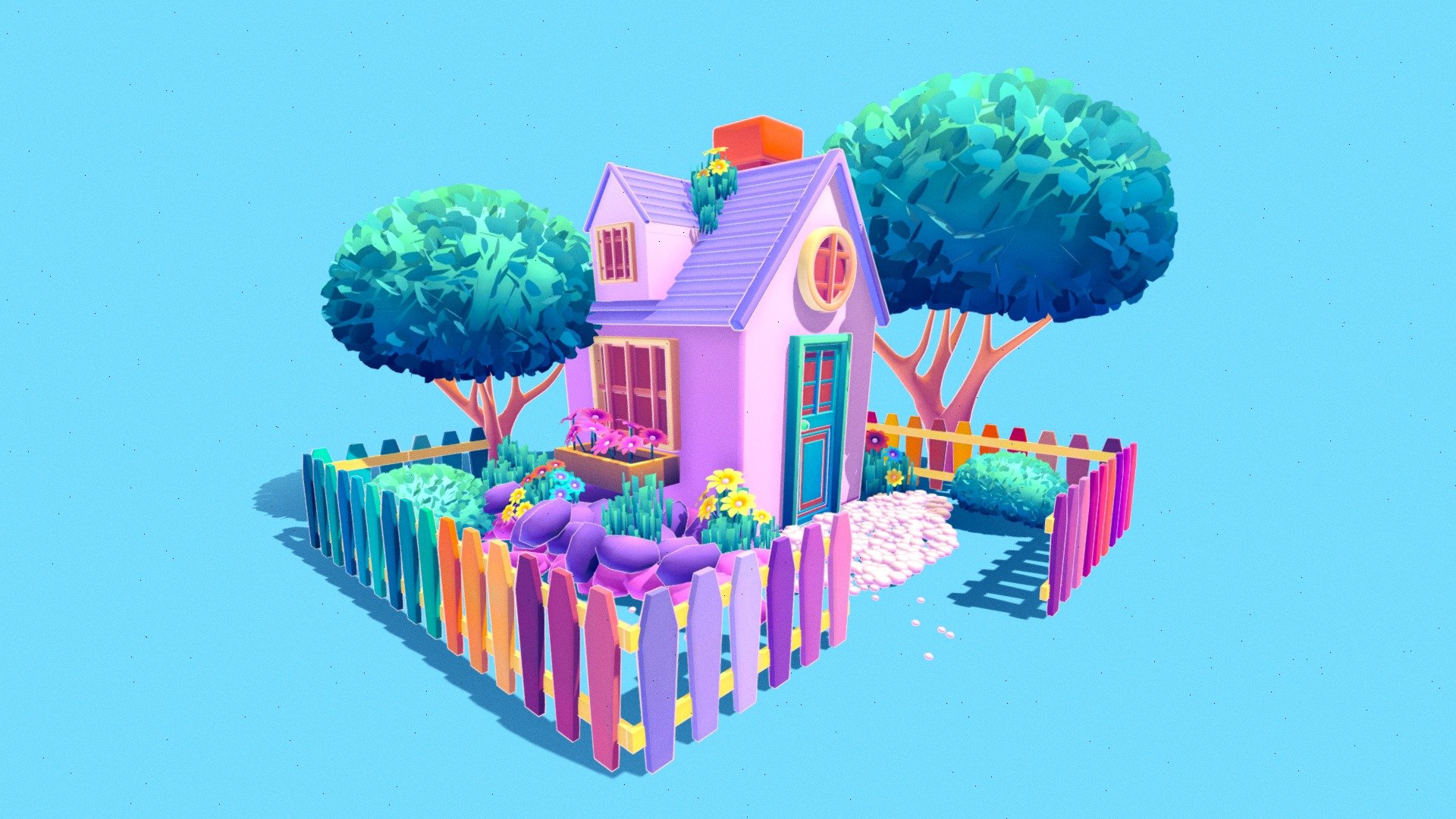 Pastel House - deep3dsea
