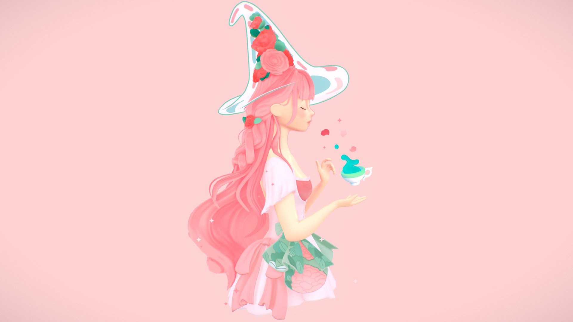 🌹 Rose tea witch🌹 - deep3dsea