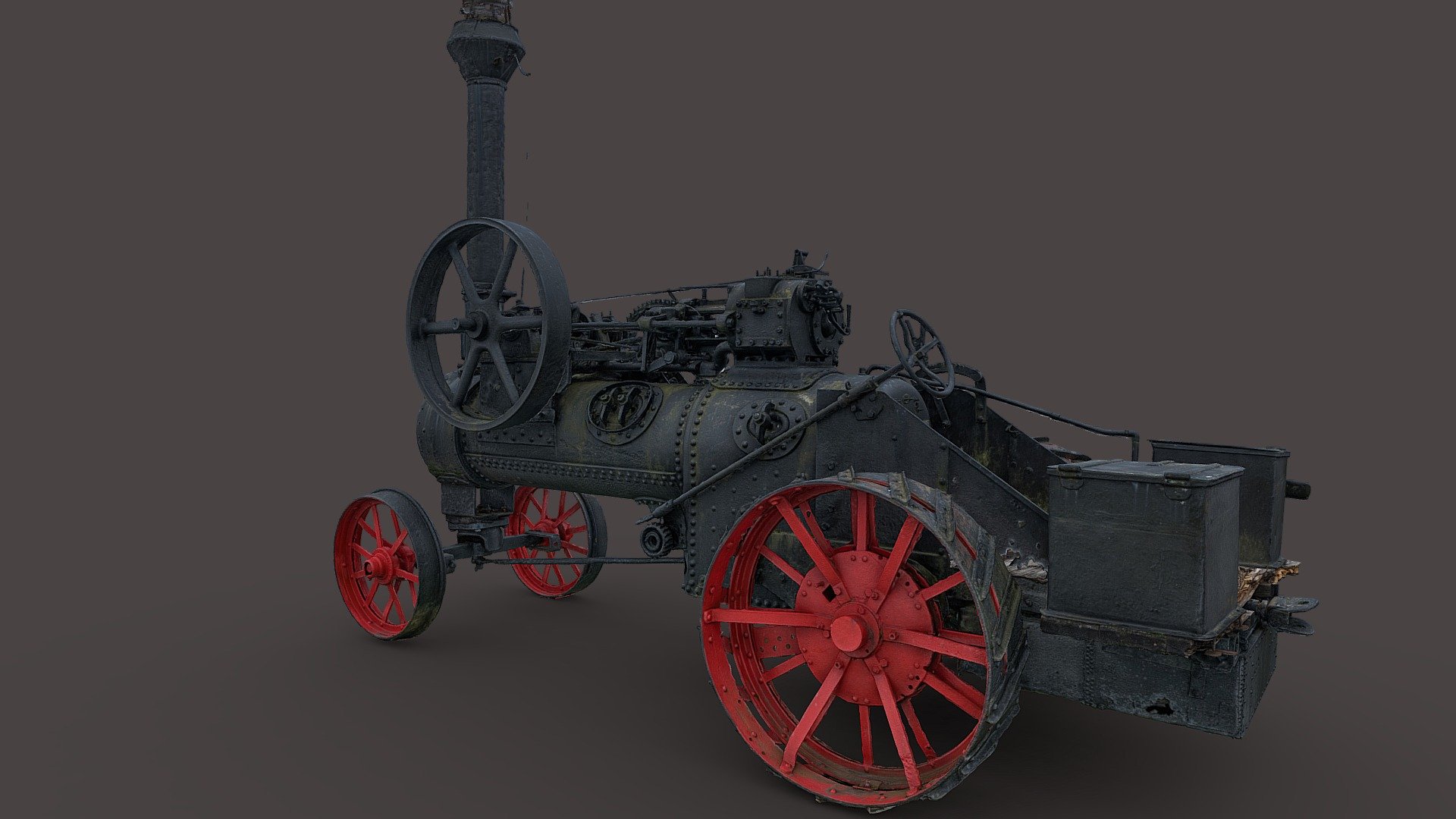 Steam-powered tractor - deep3dsea