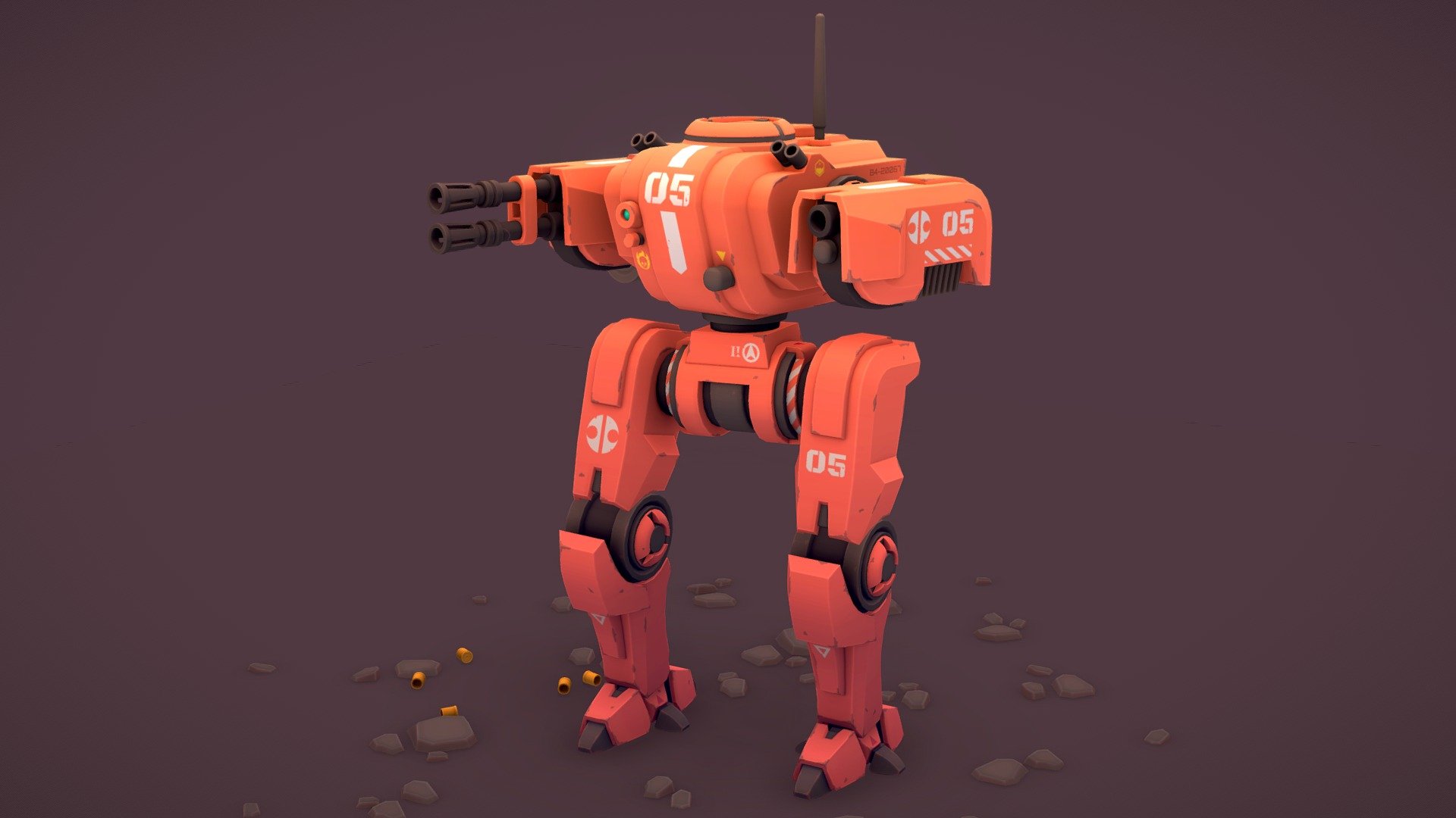 Stylised Mech - deep3dsea
