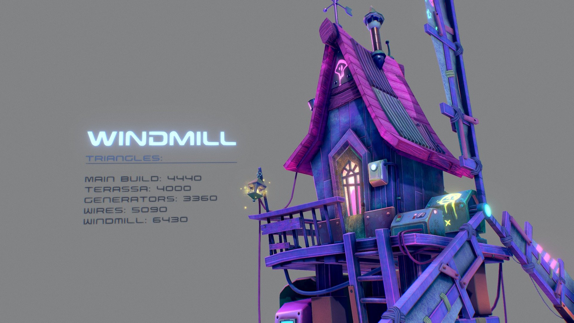 Stylized Windmill - deep3dsea