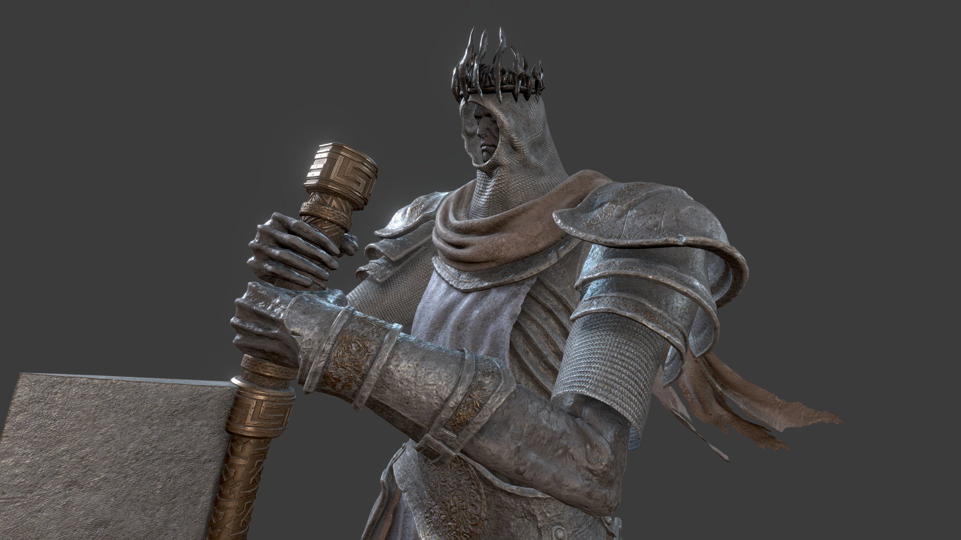 Yhorm The Giant - Dark Souls 3 Fan Art - deep3dsea