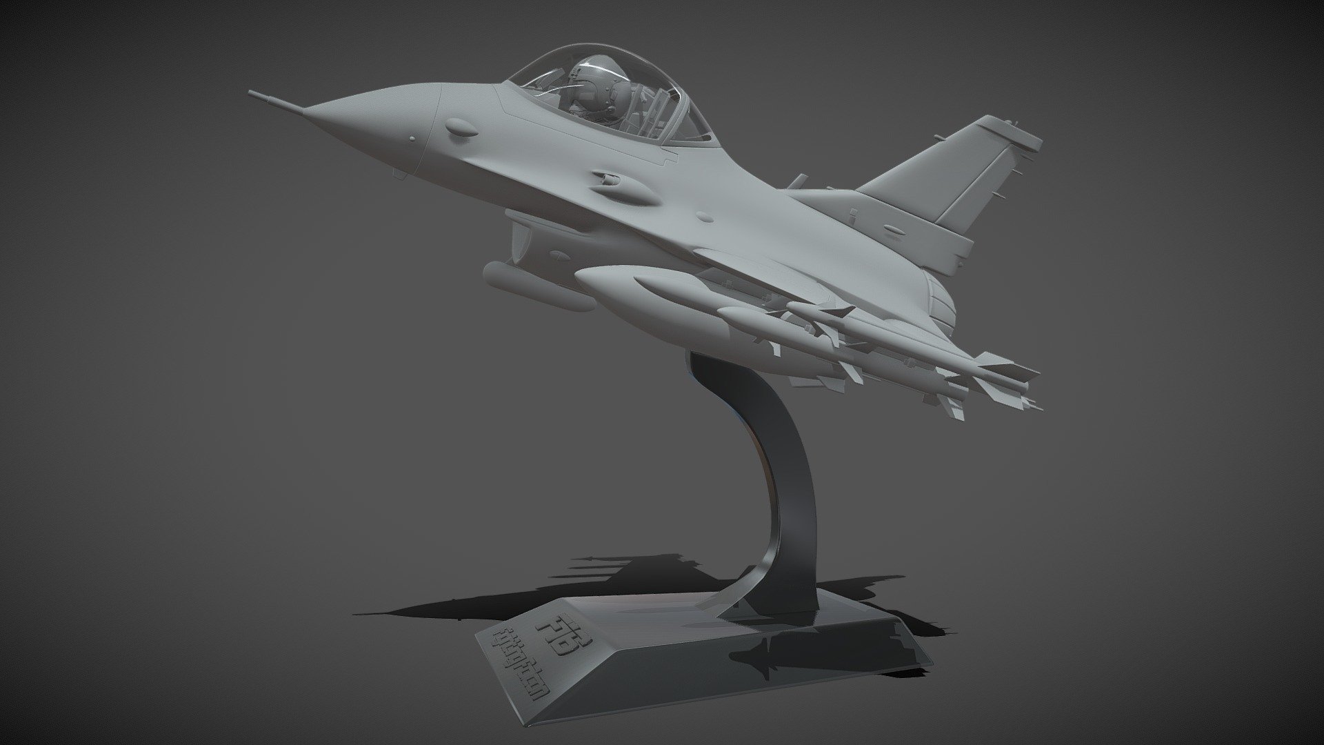 Download f16_toy/style 3dprint 3D Model | deep3dsea
