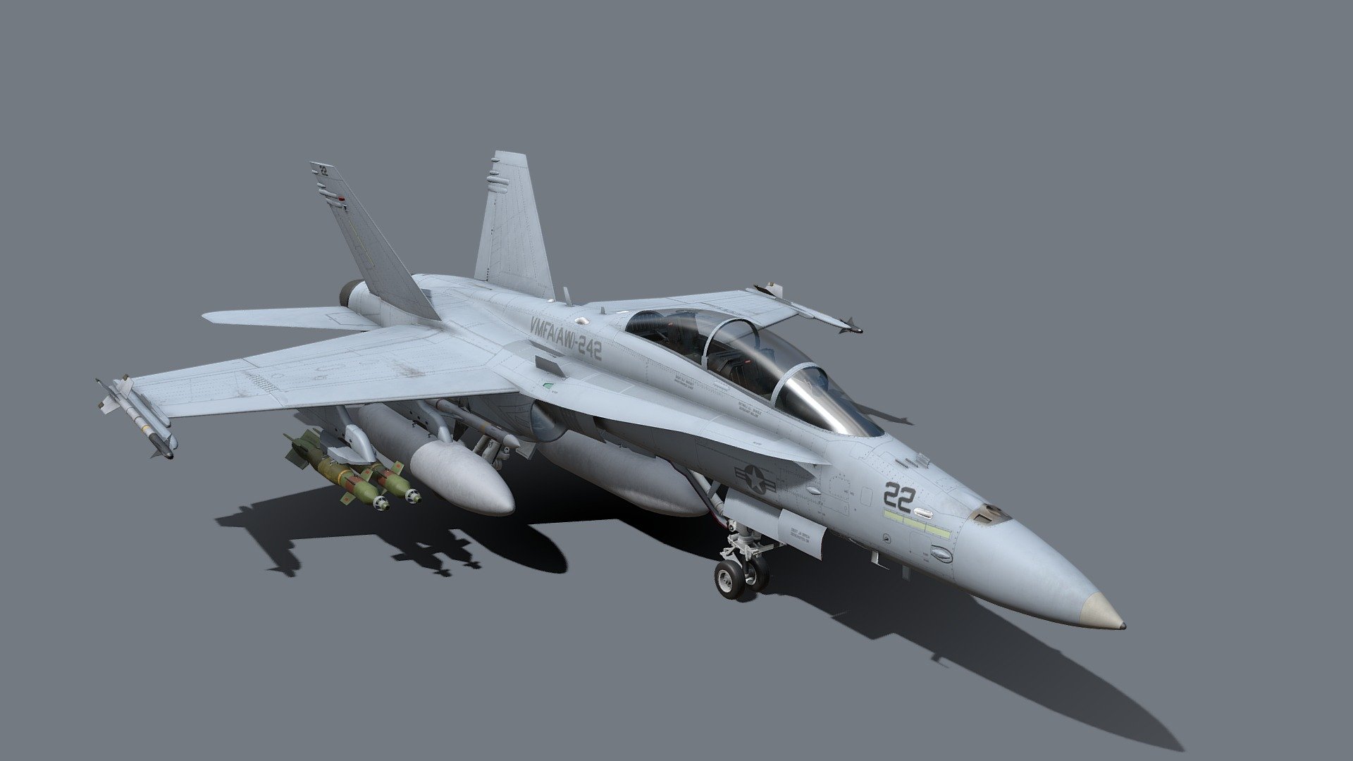 F/A-18 B/D Hornet - deep3dsea