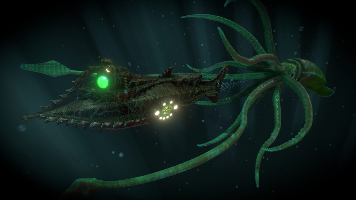 giant squid attack - deep3dsea