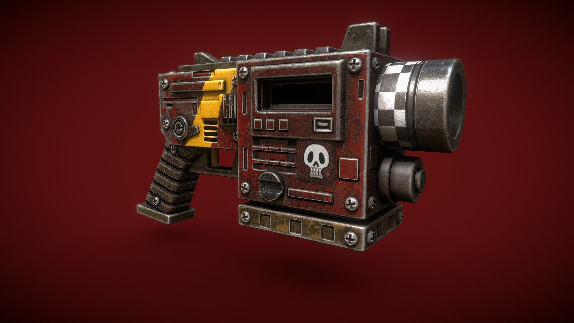 Download Gretchin gun W40k 3D Model | deep3dsea