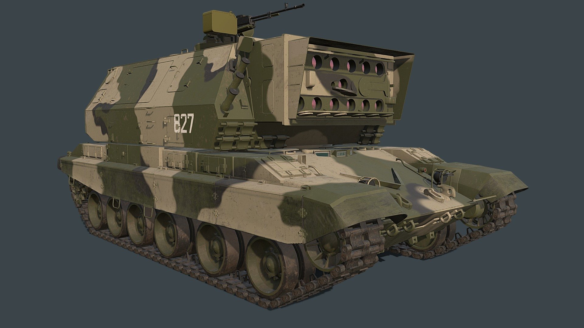 Laser tank 1K17 Szhatie - deep3dsea