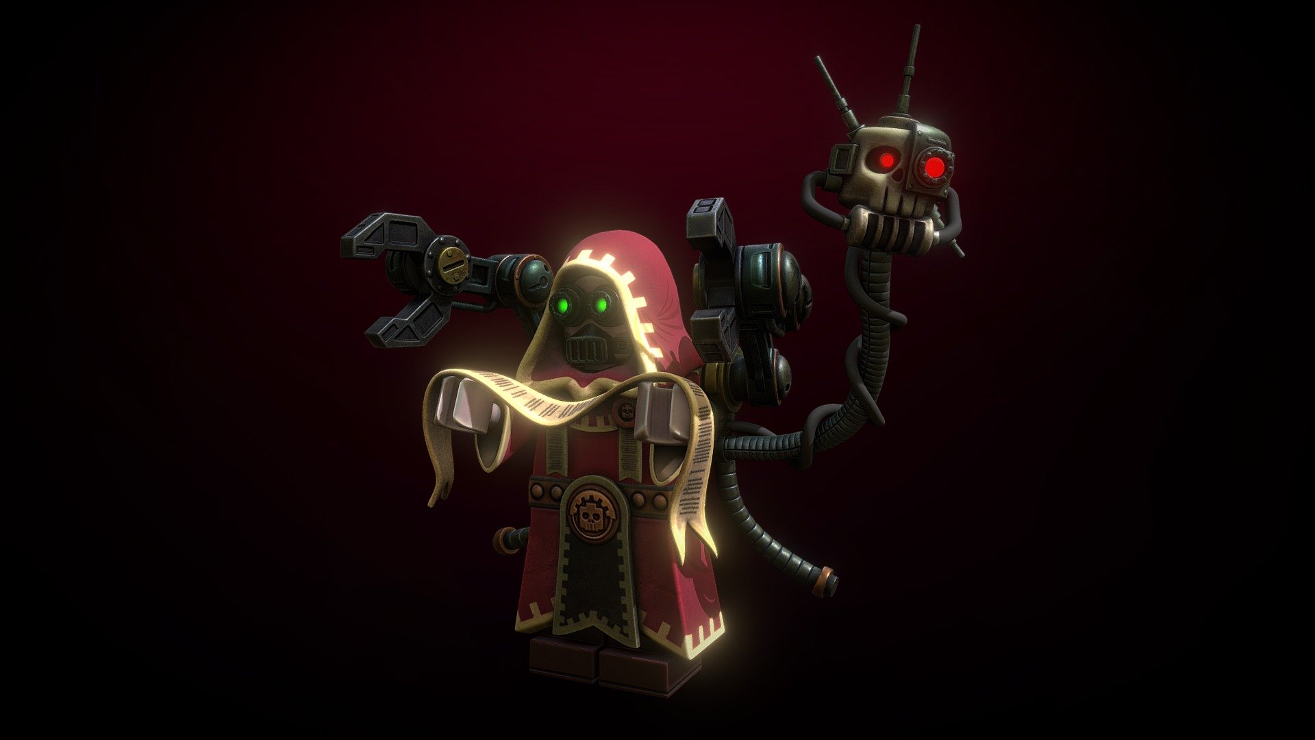 Lego Tech-Priest Adeptus WH40K - deep3dsea