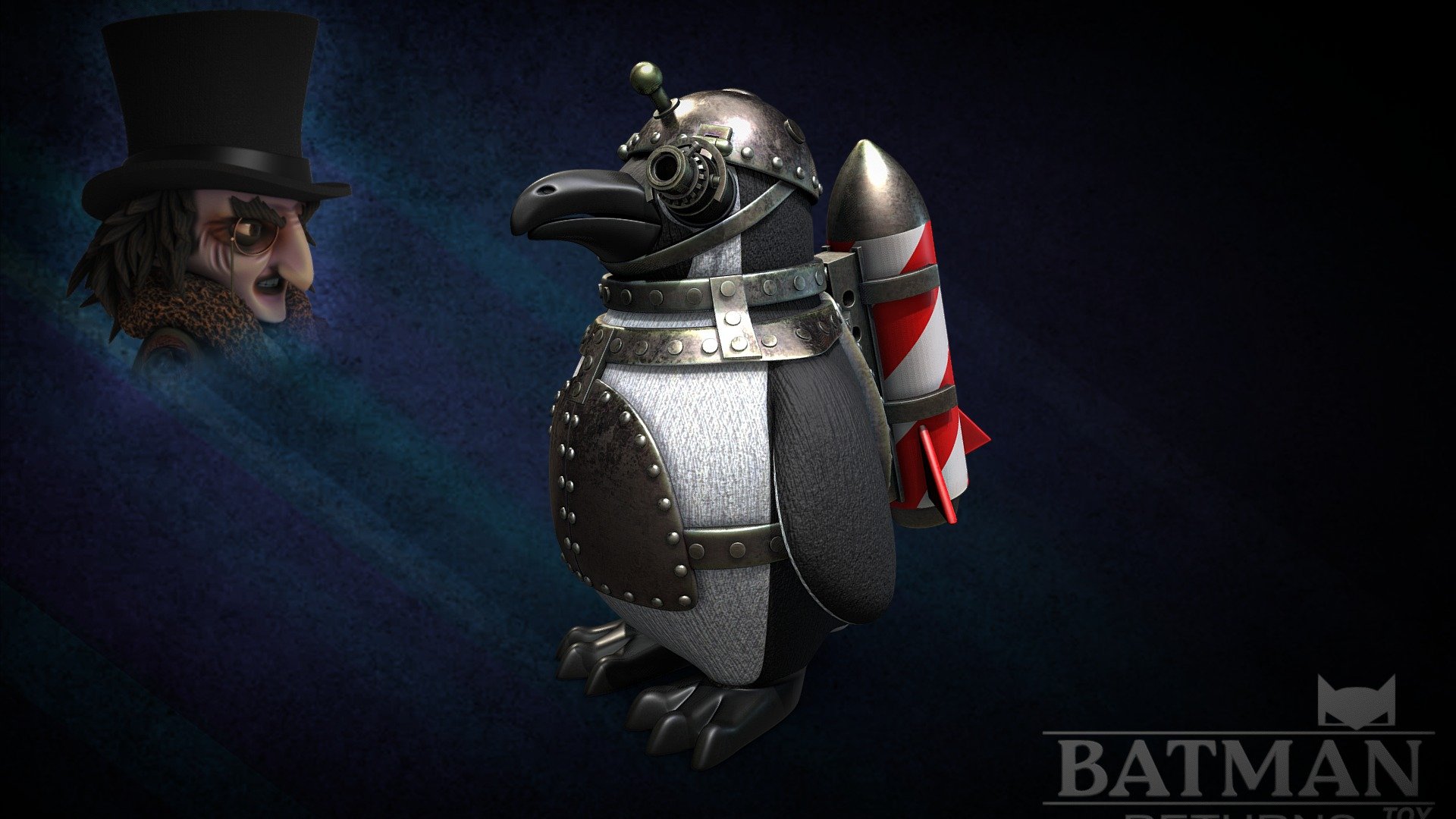 rocket penguin toystyle - deep3dsea