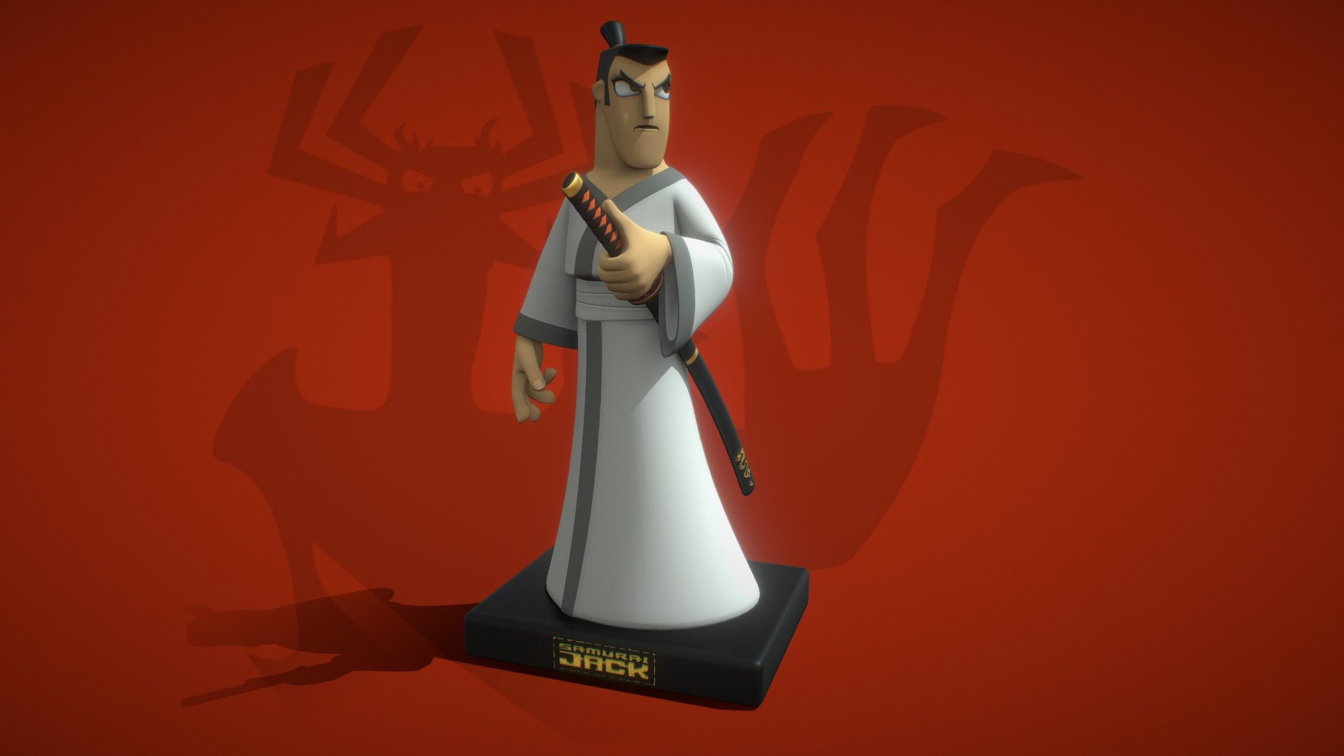 Download Samurai Jack 3D Model | Deep3DSea