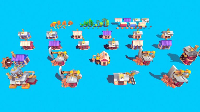 Steampunk Modular Asset - deep3dsea