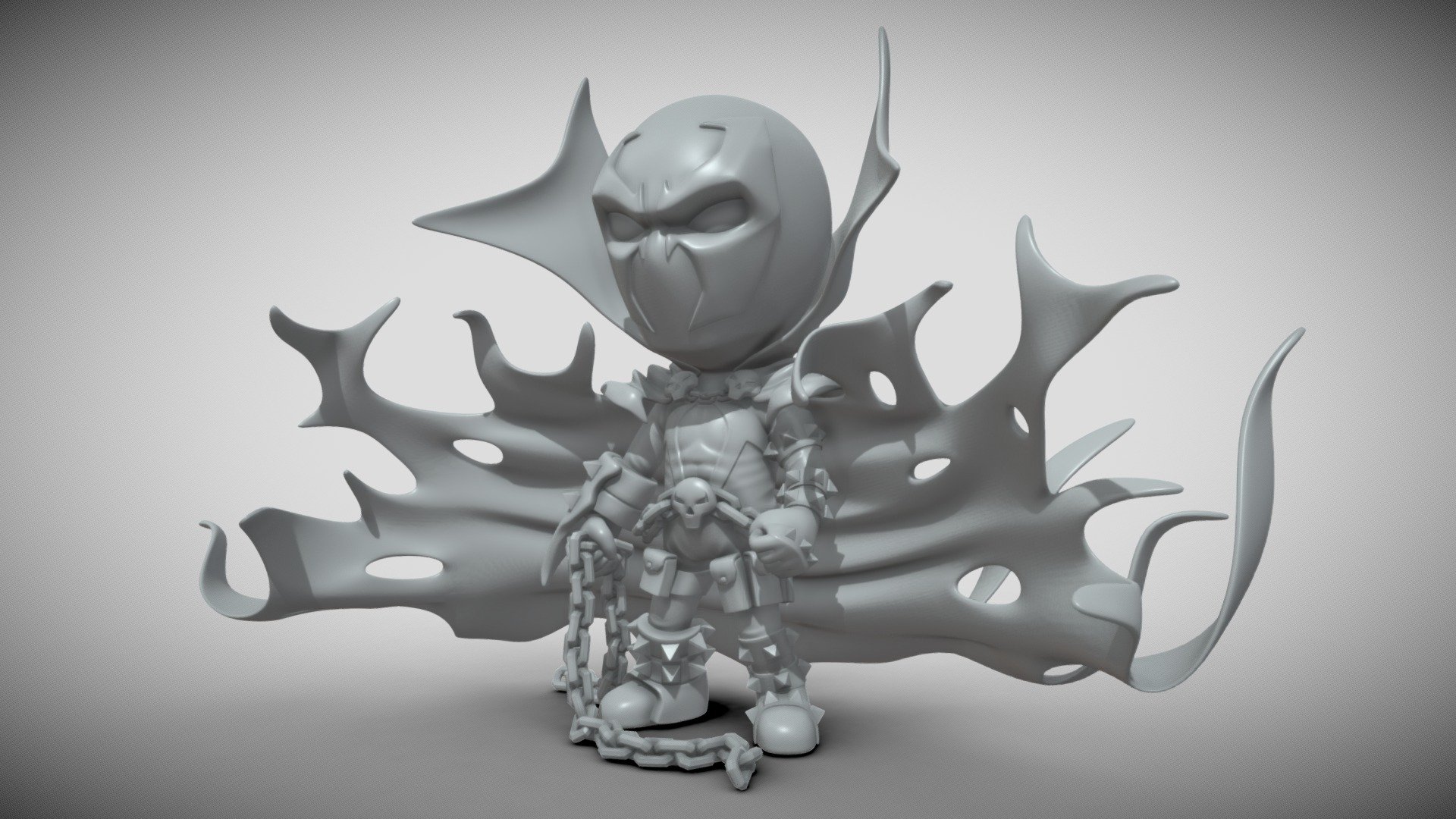 Superhero Spawn toystyle (3Dprint) - deep3dsea