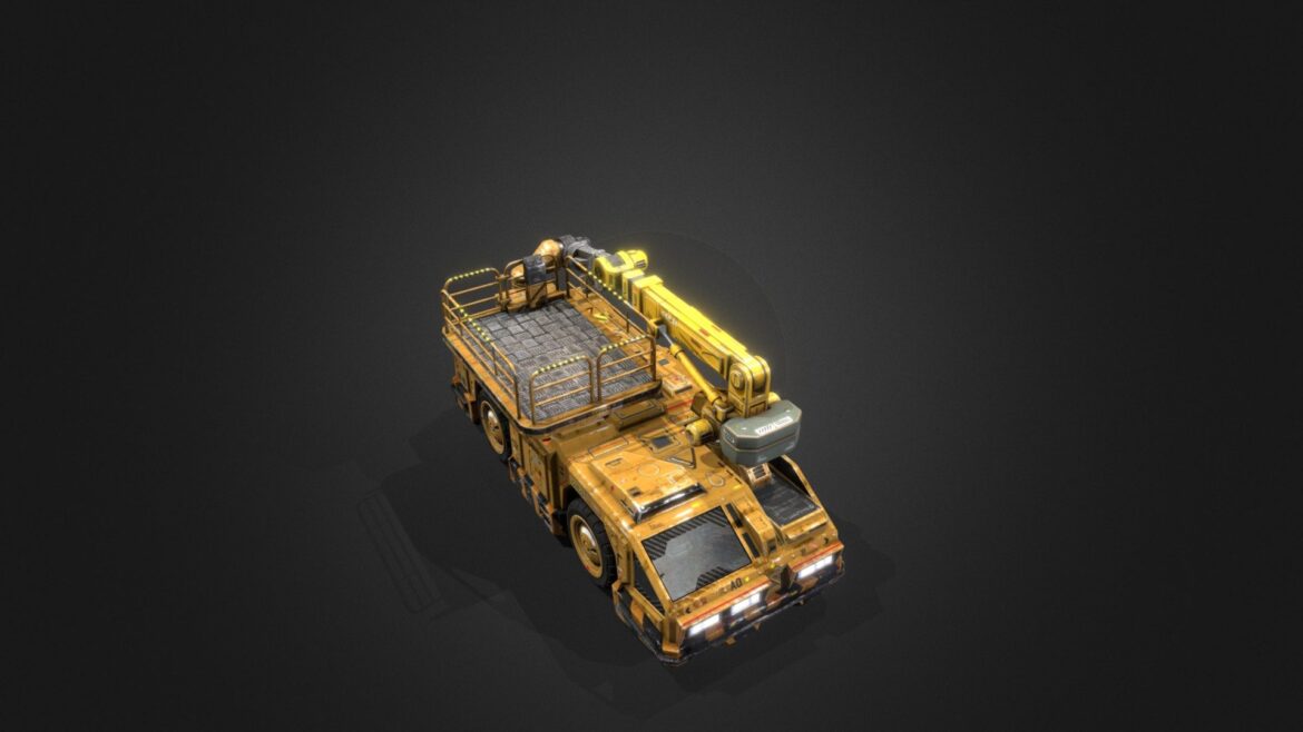 Truck liftable platform SCI-FI - deep3dsea