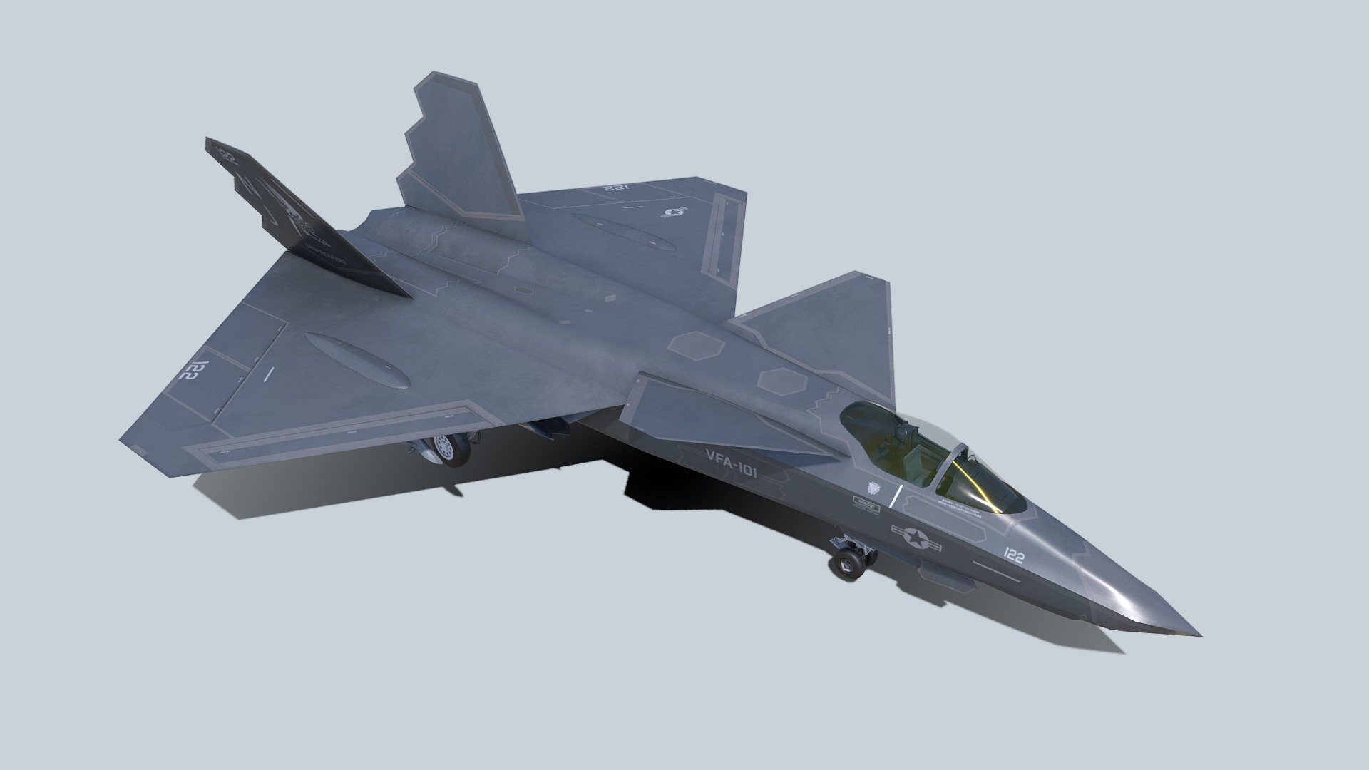 YF-23 naval NATF-23 - deep3dsea