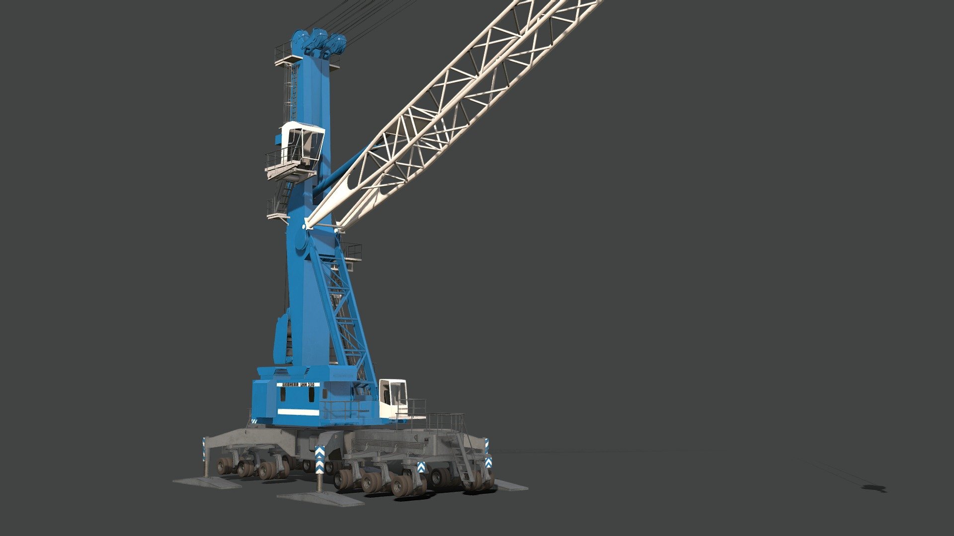 Mobile harbour crane LHM 250 - deep3dsea