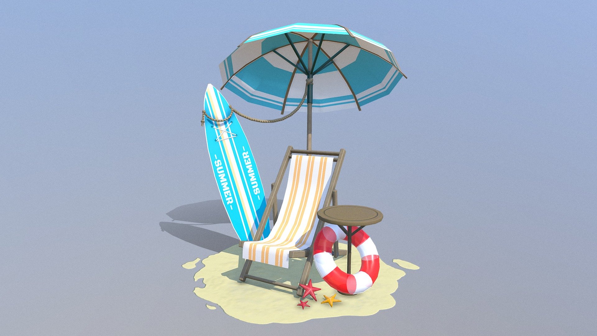 Beach Scene - deep3dsea