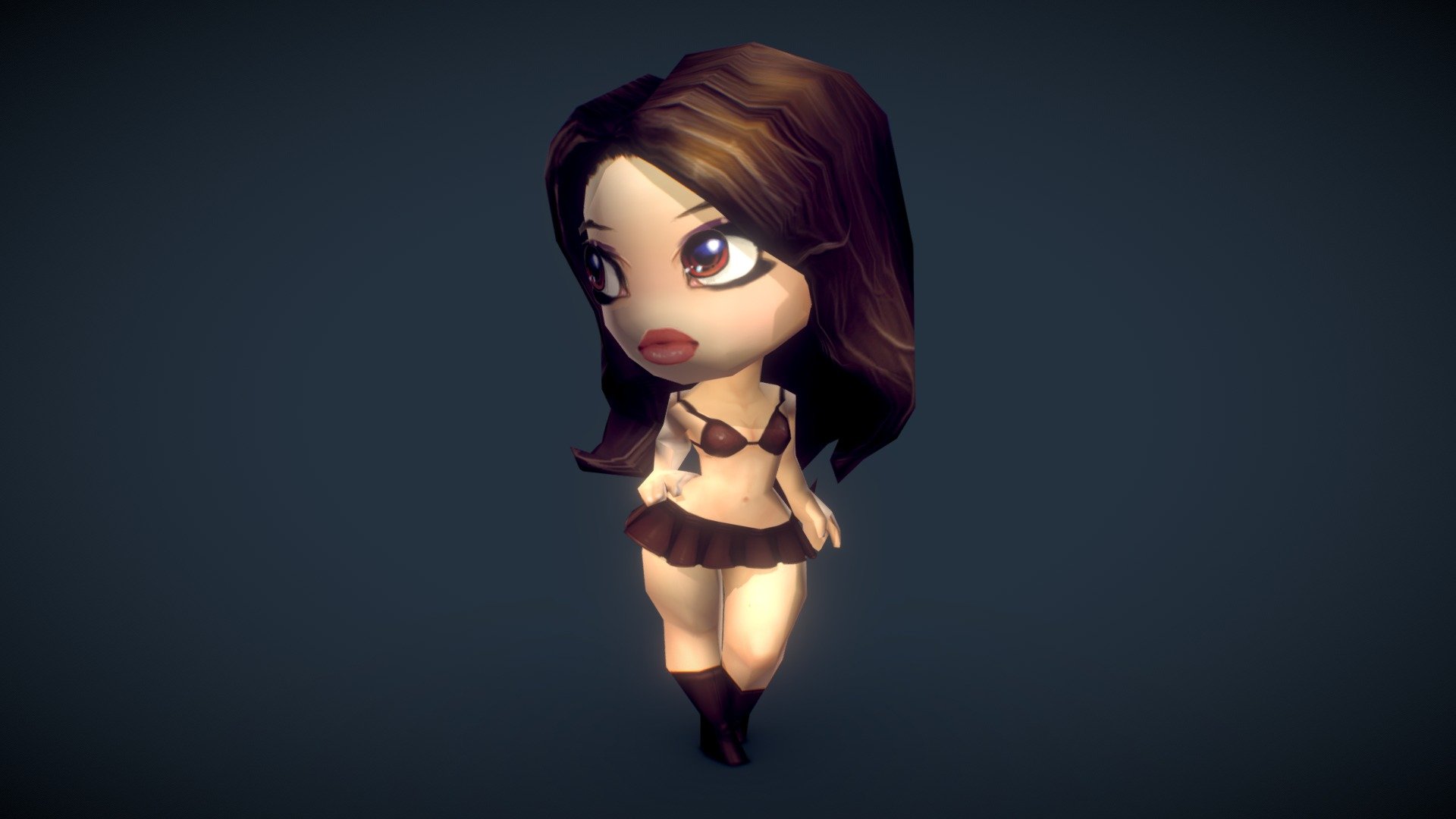 Chibi Girl Base Model - deep3dsea
