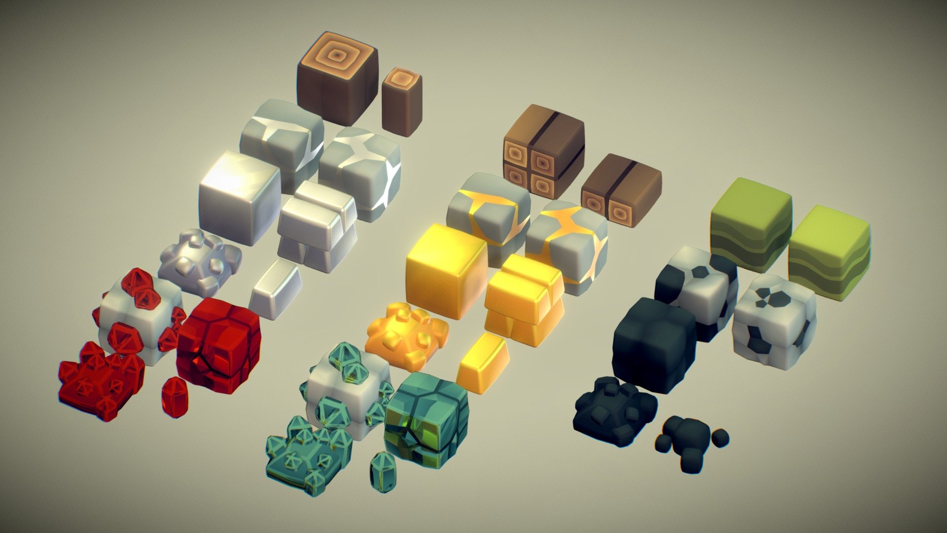 Cube World Mining Cube - Proto Series - deep3dsea