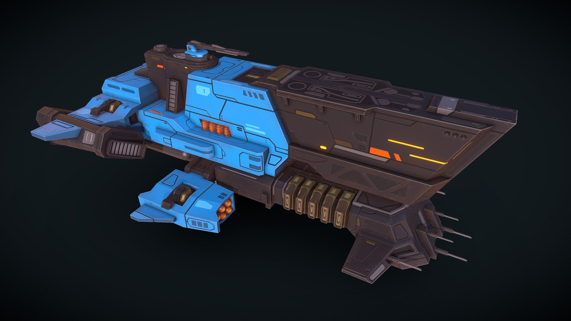 Download Exe Spaceship 3D Model | deep3dsea