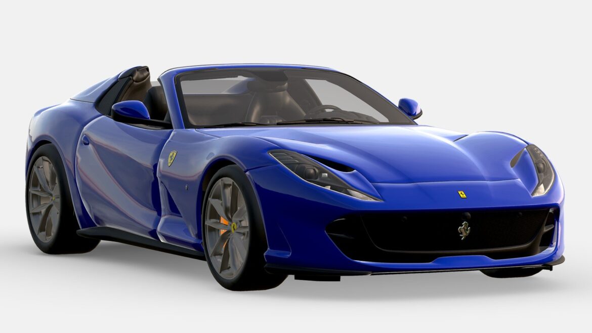 Download Ferrari 812 Gts 3D Model | Deep3DSea