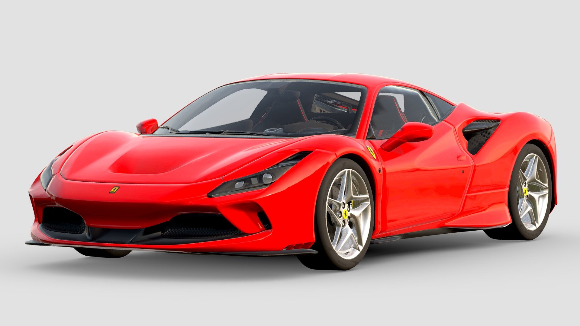 Download Ferrari F8 Tributo 3D Model | Deep3DSea
