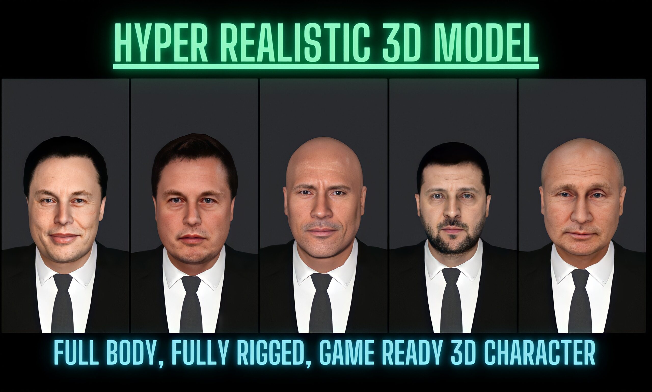 Hyper Realistic 3D Characters Download - deep3dsea