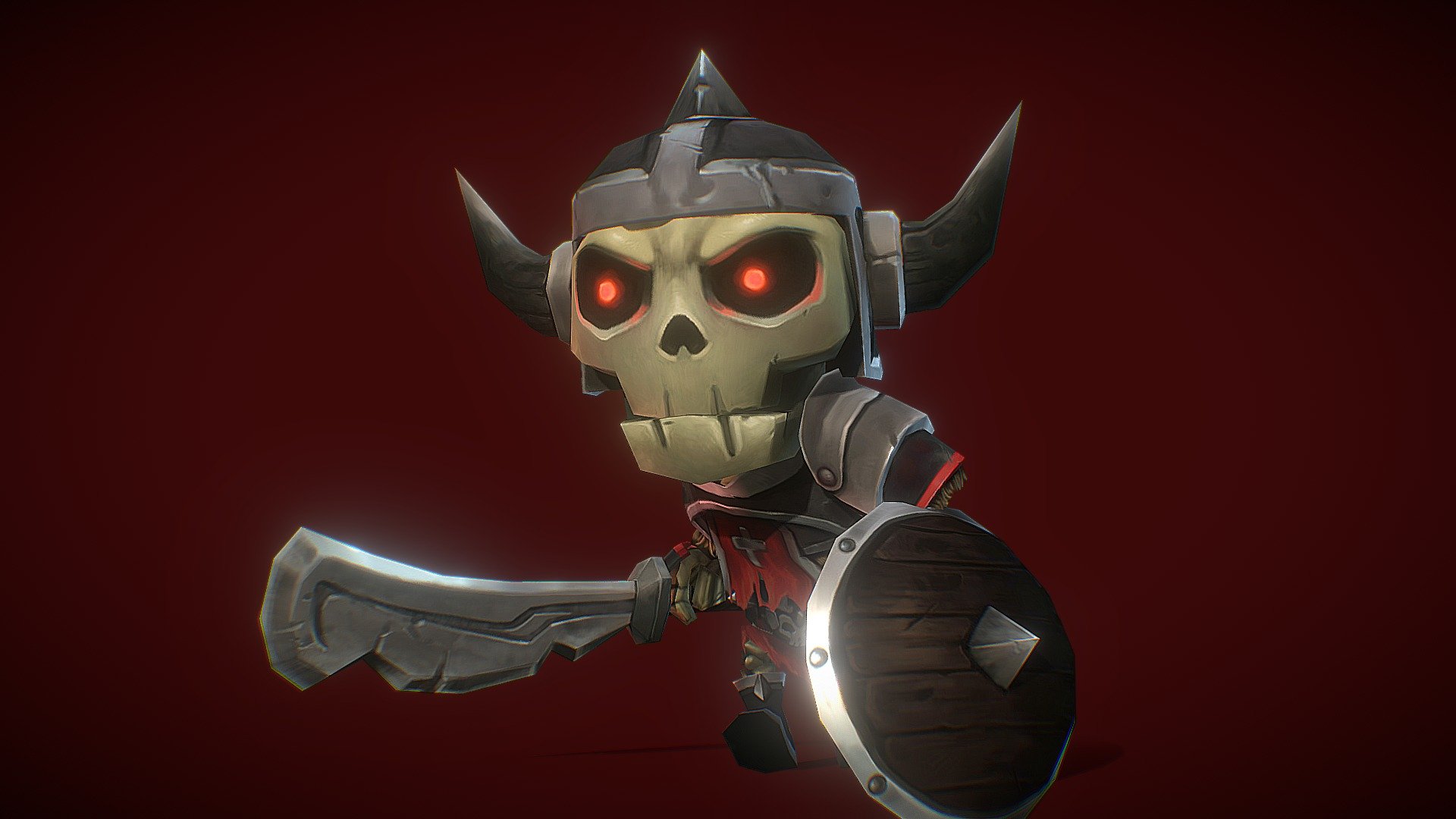 Mini Skeleton Swarm - Hand Painted Series - deep3dsea